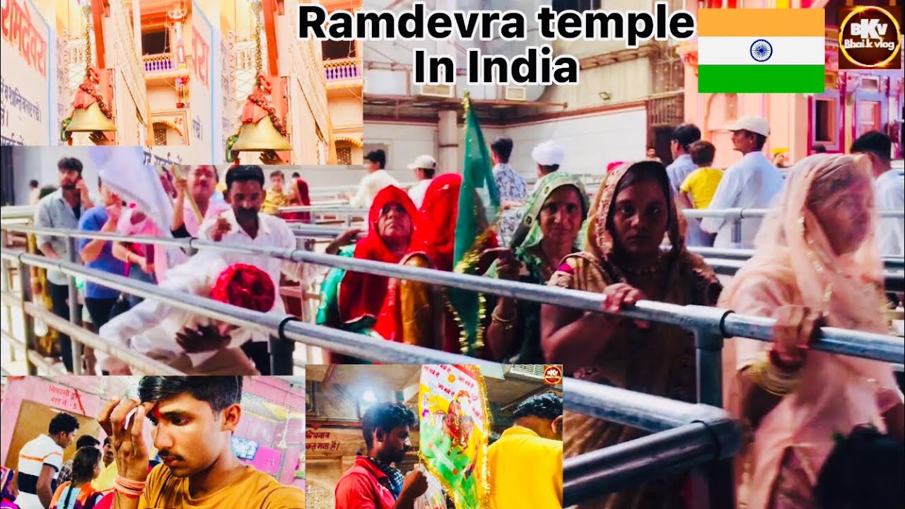 Baba Ramdevra temple in india with family - YouTube