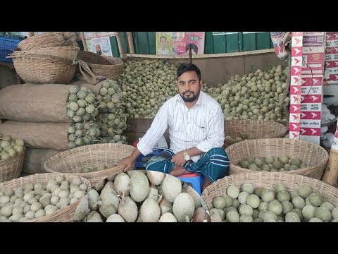 কদ বেলের পাইকারি আরৎ ঢাকা কাওরান বাজার | Fruit Bazar Dhaka Karwan Bazar ...