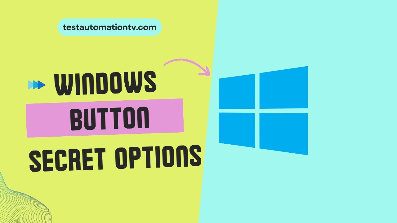 Windows Start Button Secret Options in Right Click - YouTube