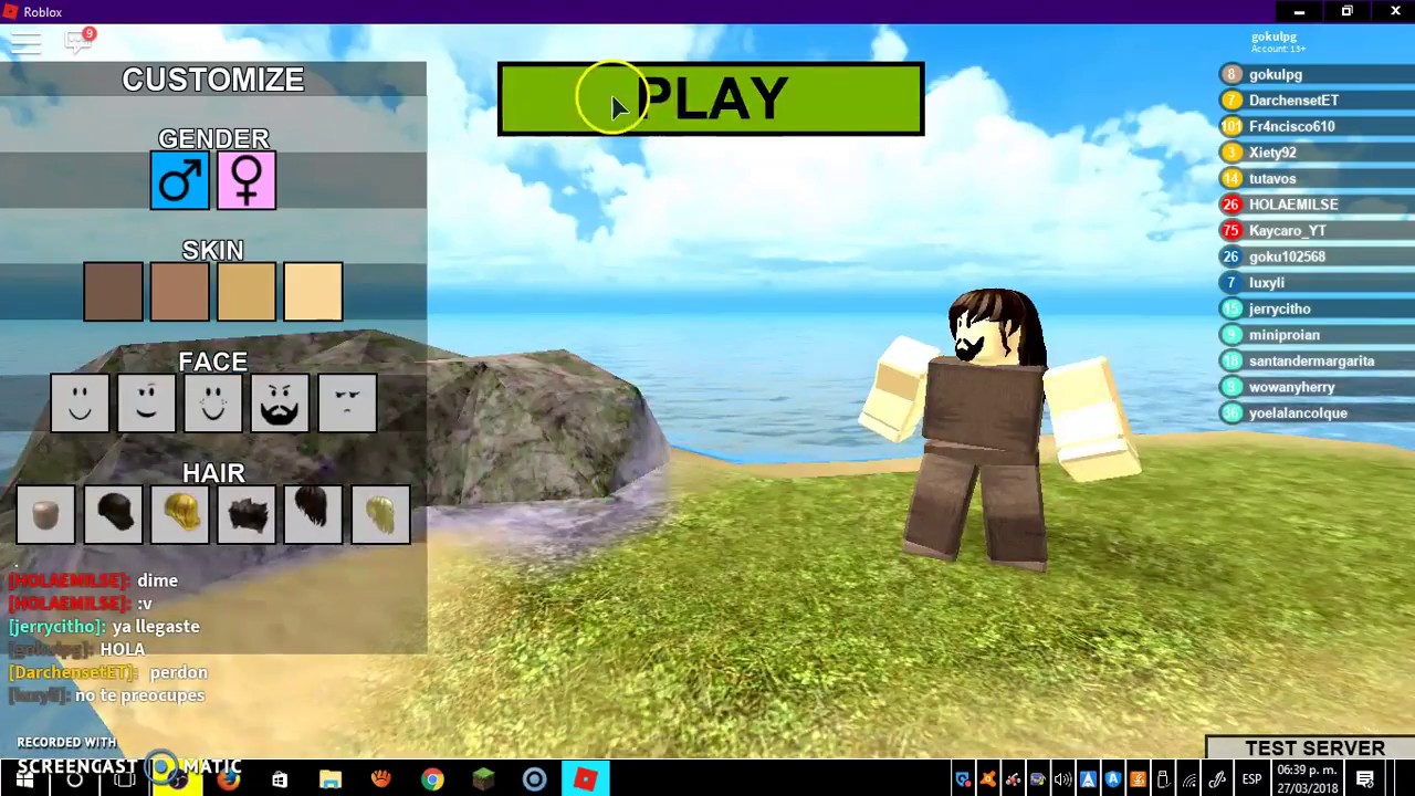 jugando roblox boga boga -gokulpg gamer - YouTube