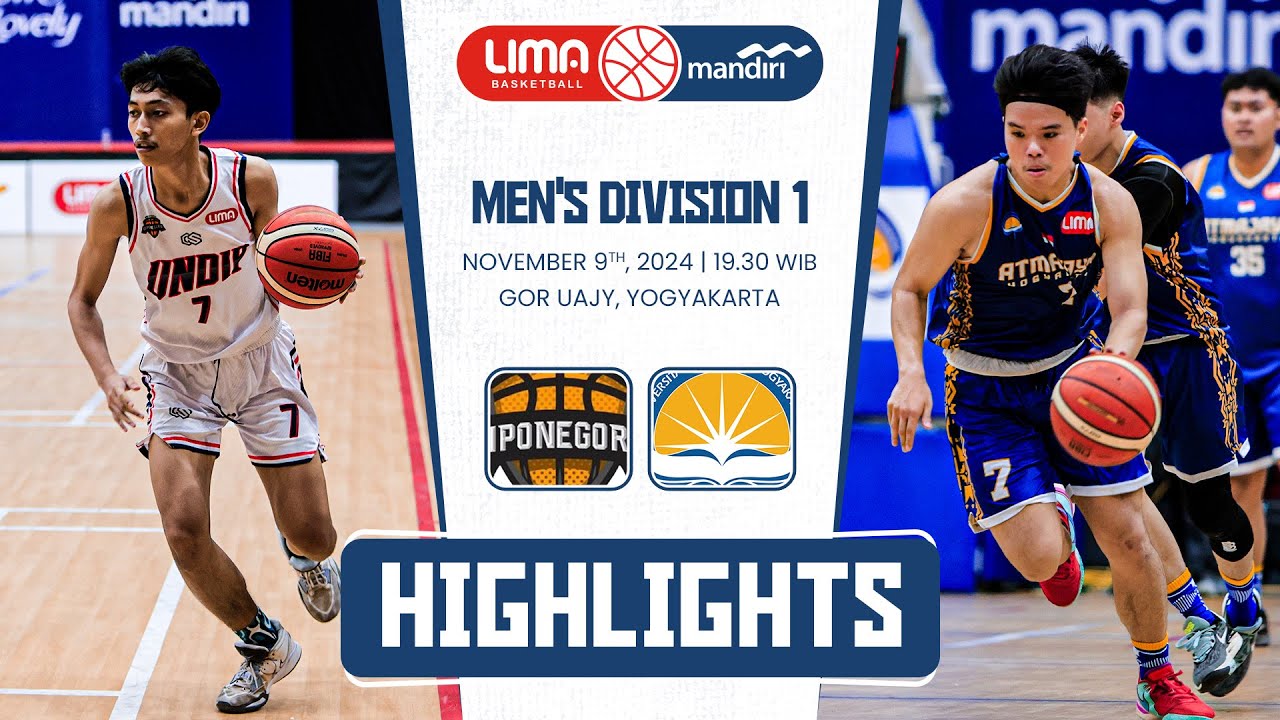 HIGHLIGHT | UNDIP vs UAJY | Men's Division 1 | Yogyakarta - YouTube