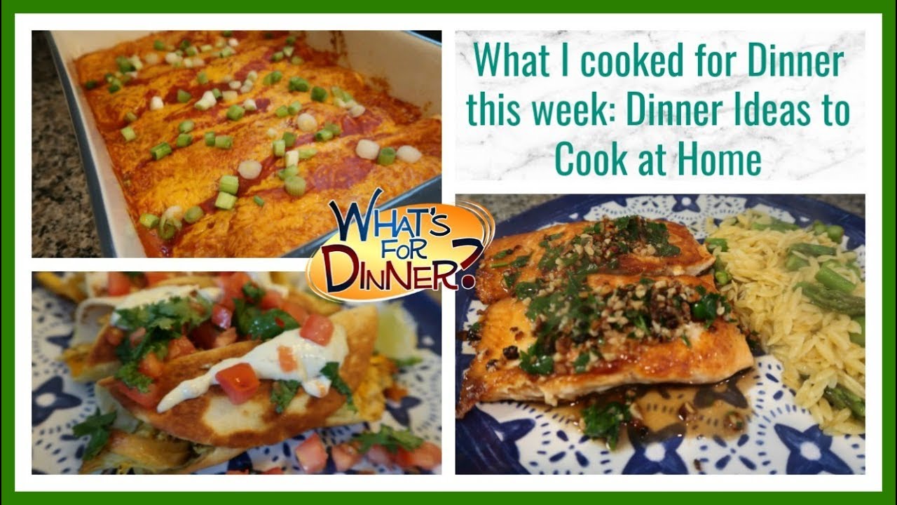 What I Cooked for Dinner this week | Dinner Ideas to Cook at Home - YouTube