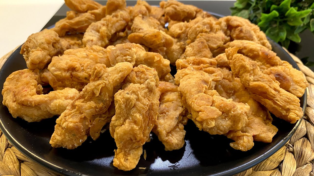 BEST CRISPY CHICKEN ️FRIED CHICKEN KFC AT HOME 😍 Kfc Chicken Tenders🍗 ...