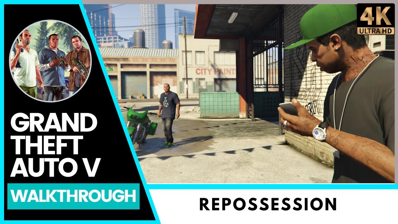 Repo Men: Franklin and Lamar's High-Stakes Bike Heist in GTA V ...