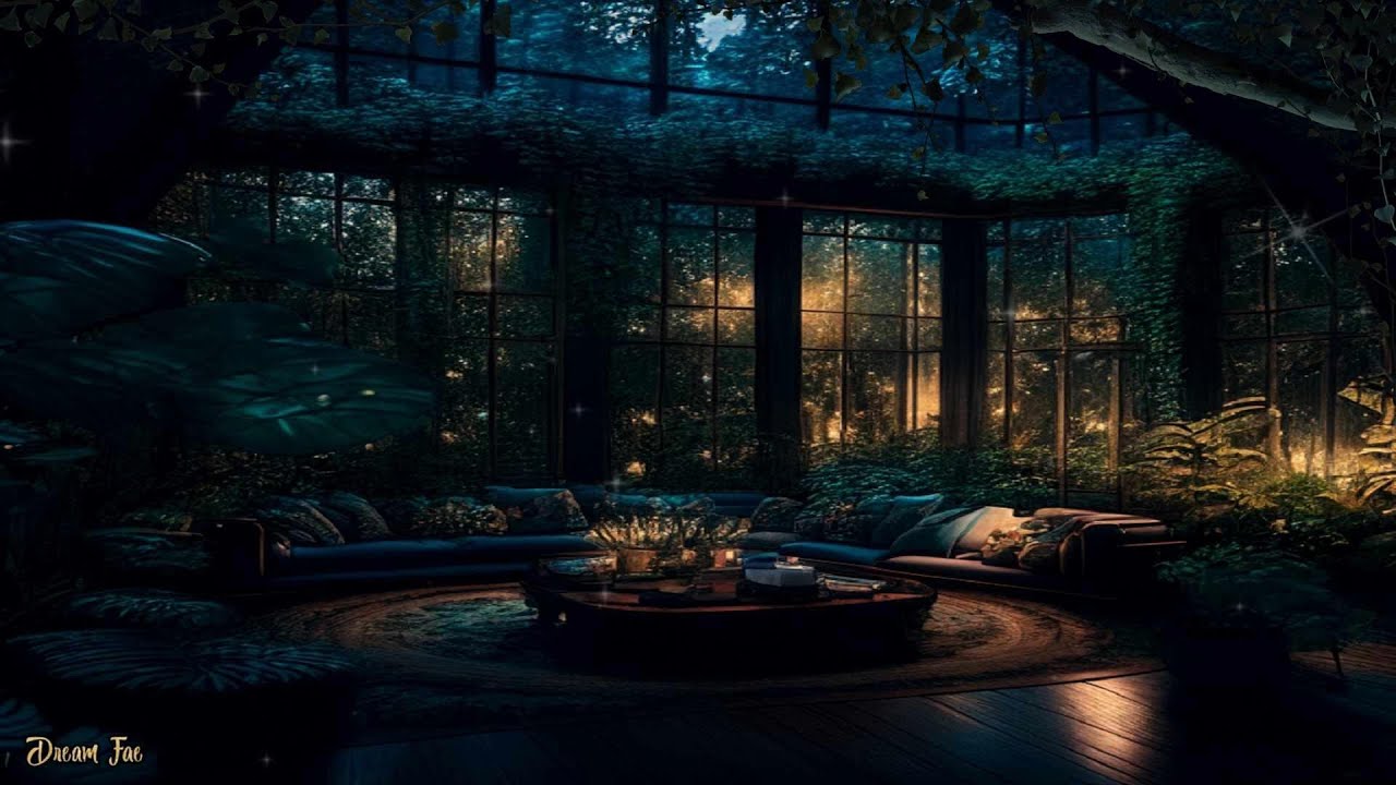 Forgotten Magic Cozy Cottage with fairy forest, nature sounds, sleeping video 12 hours ...