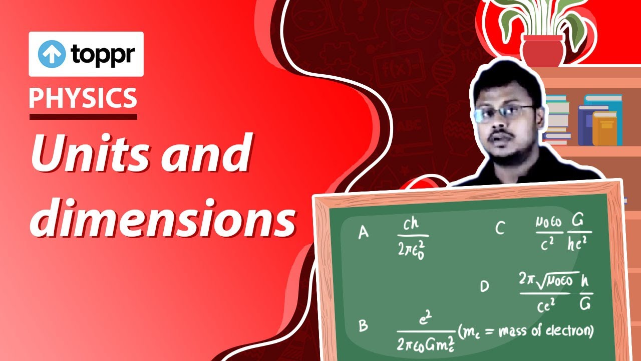Units and dimensions | Dimensional analysis | Class 12 Physics - YouTube