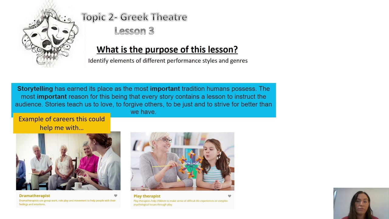 Year 7 Drama- Greek Theatre Lesson 3 - w/c 26/01/2021 - YouTube
