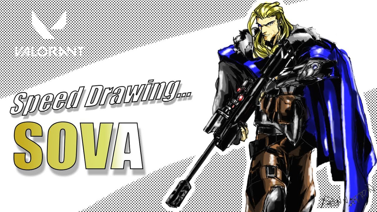 Speed Drawing SOVA of Valorant by RIOT Games | Wherever they run, I ...