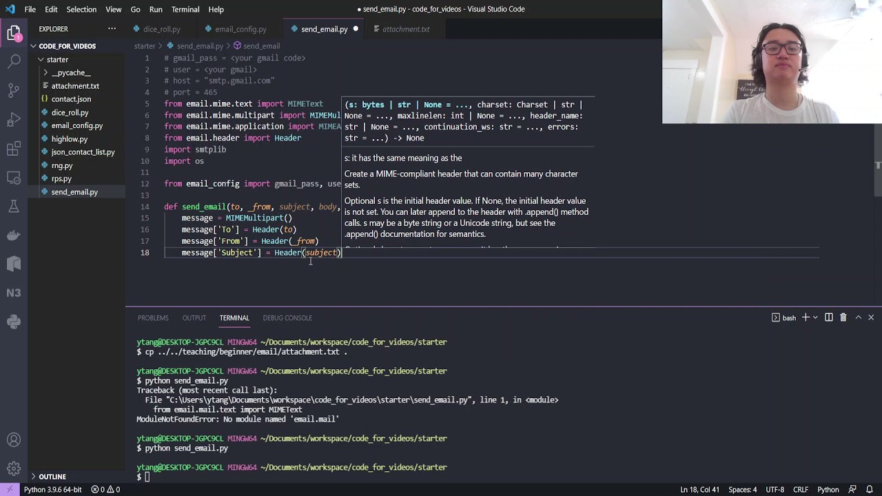 Super Simple Python Send An Email with Attachment YouTube Super Simple Python Send An Email with Attachment YouTube