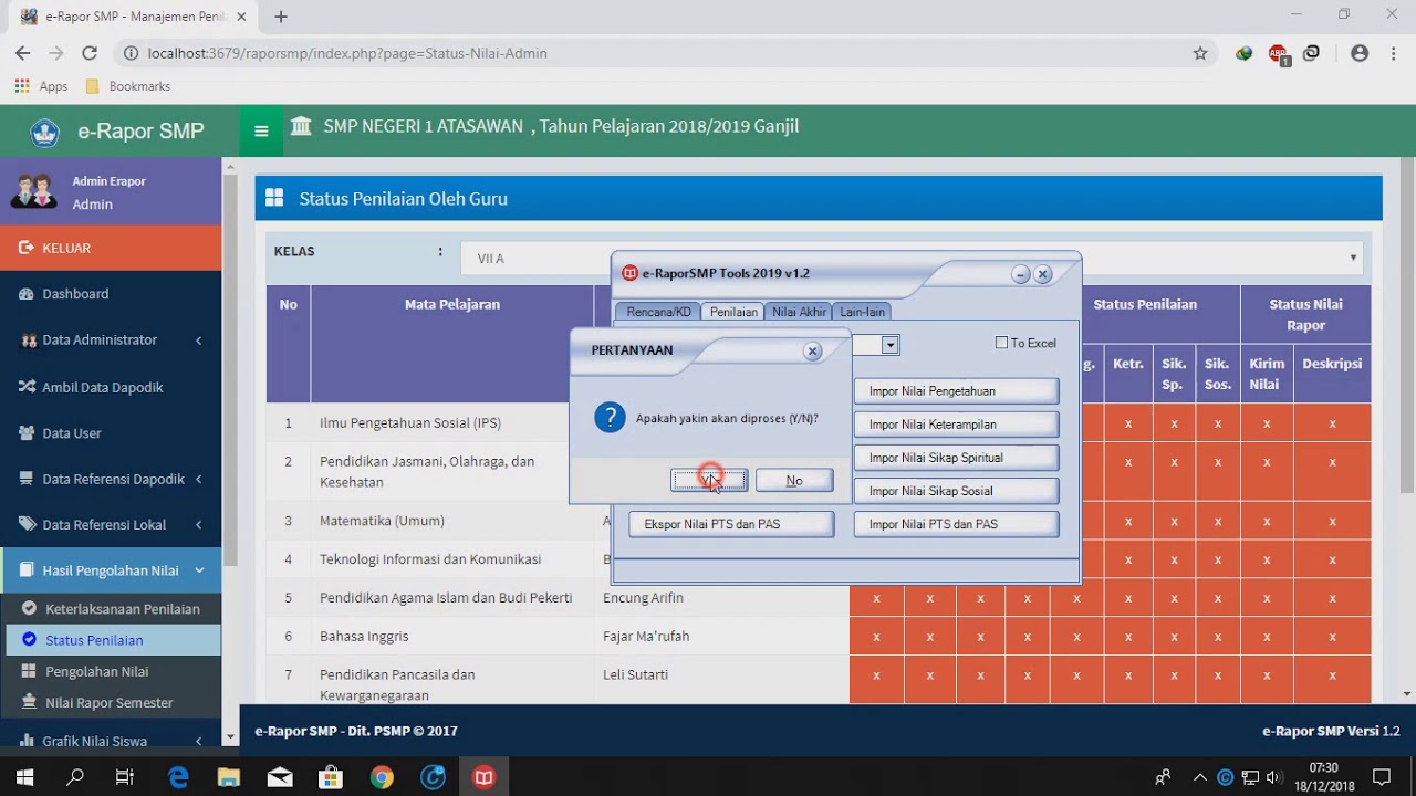 e-Rapor SMP 2019 Tools v1.2 - YouTube
