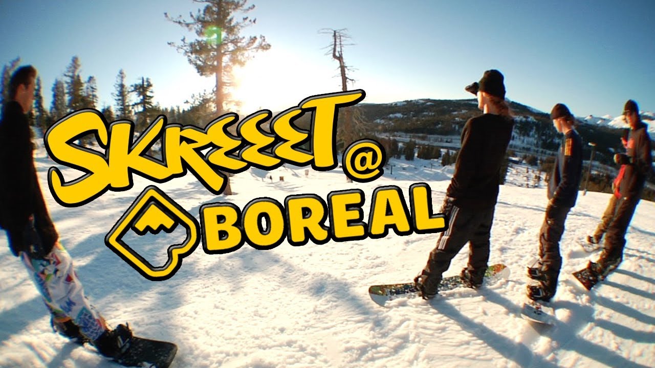Skreet - Boreal Mountain California Snowboarding- FootyFiEND - YouTube