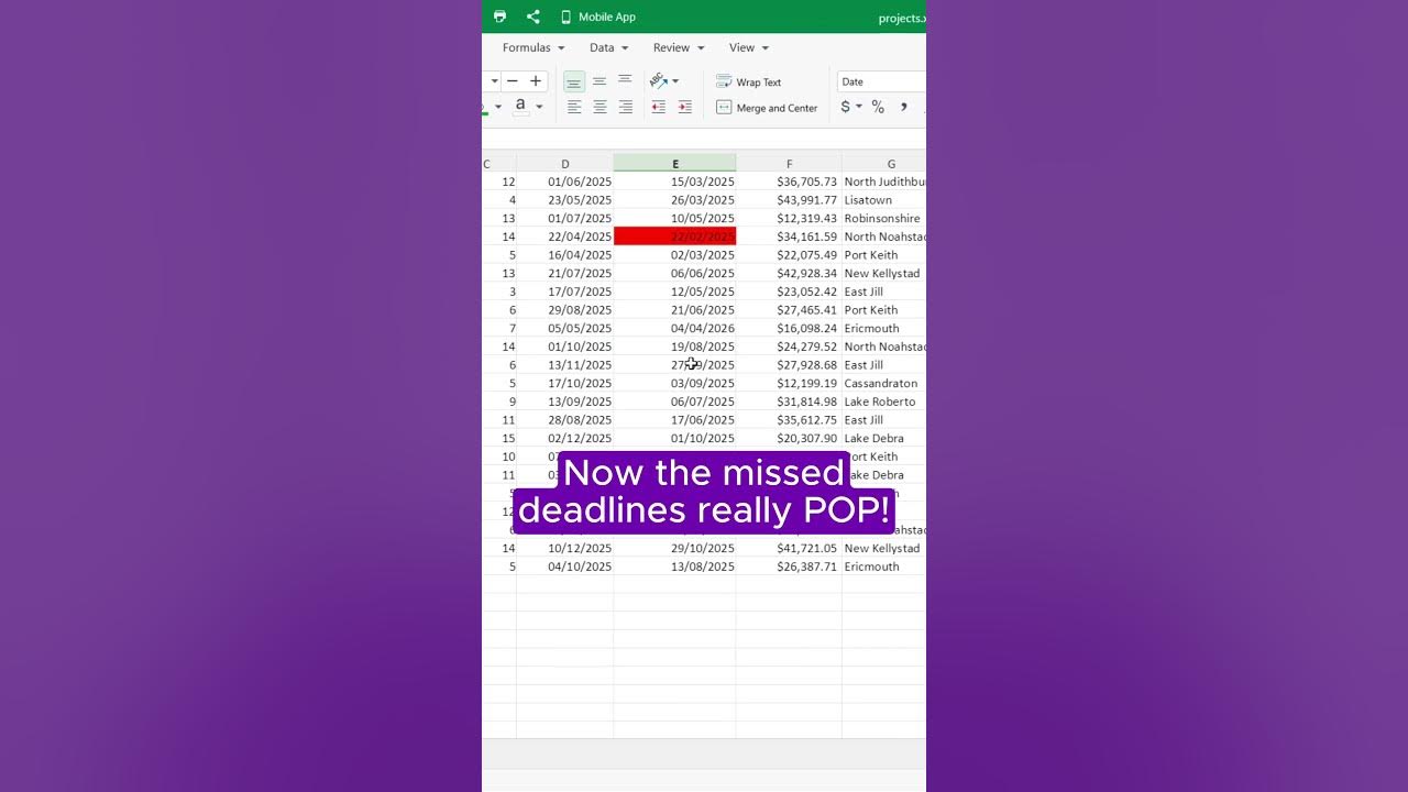 Sheets Hack | 🌈 Color-code your data, to make the right info POP 🙌 #sheets #excel #exceltips ...