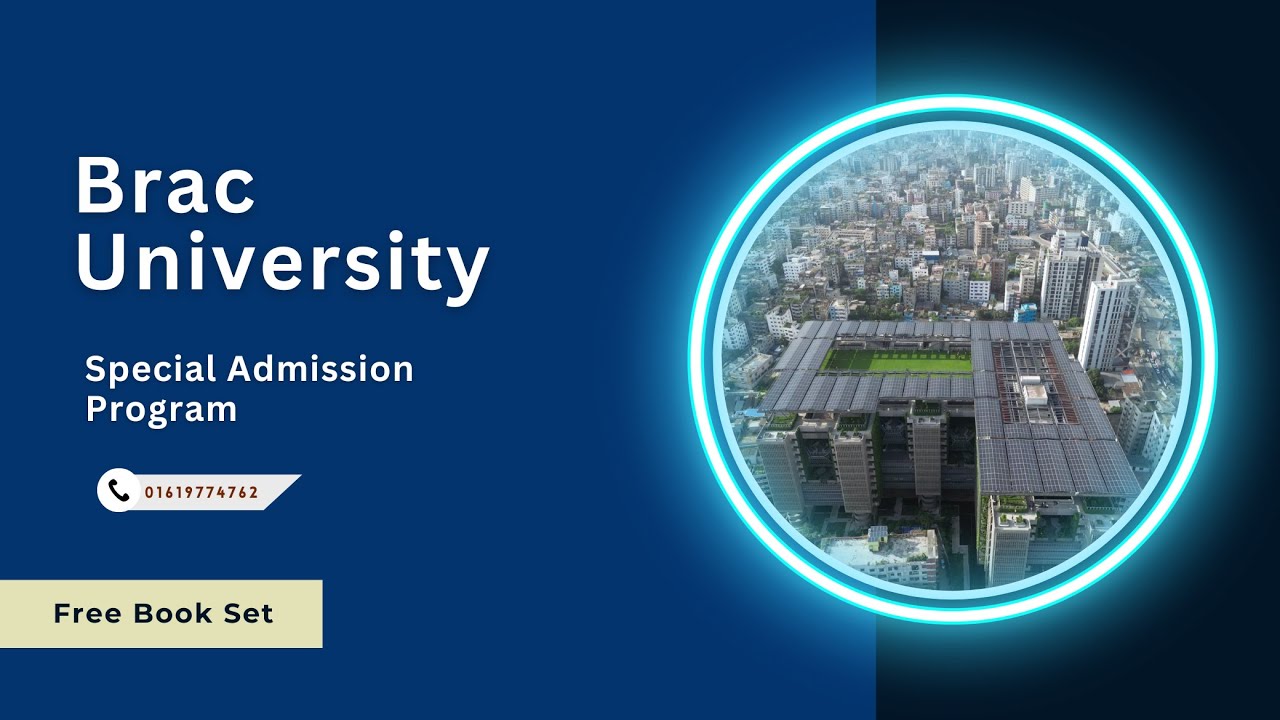 BRAC University Admission Program || Free Book Set - YouTube