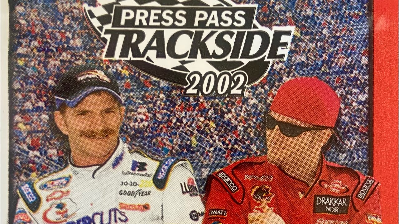 Press Pass Trackside 2002 NASCAR pack rip - YouTube