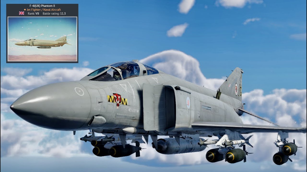 New Premium F-4J (UK) Phantom II for United Kingdom VII RANK 💨💨💨 ...