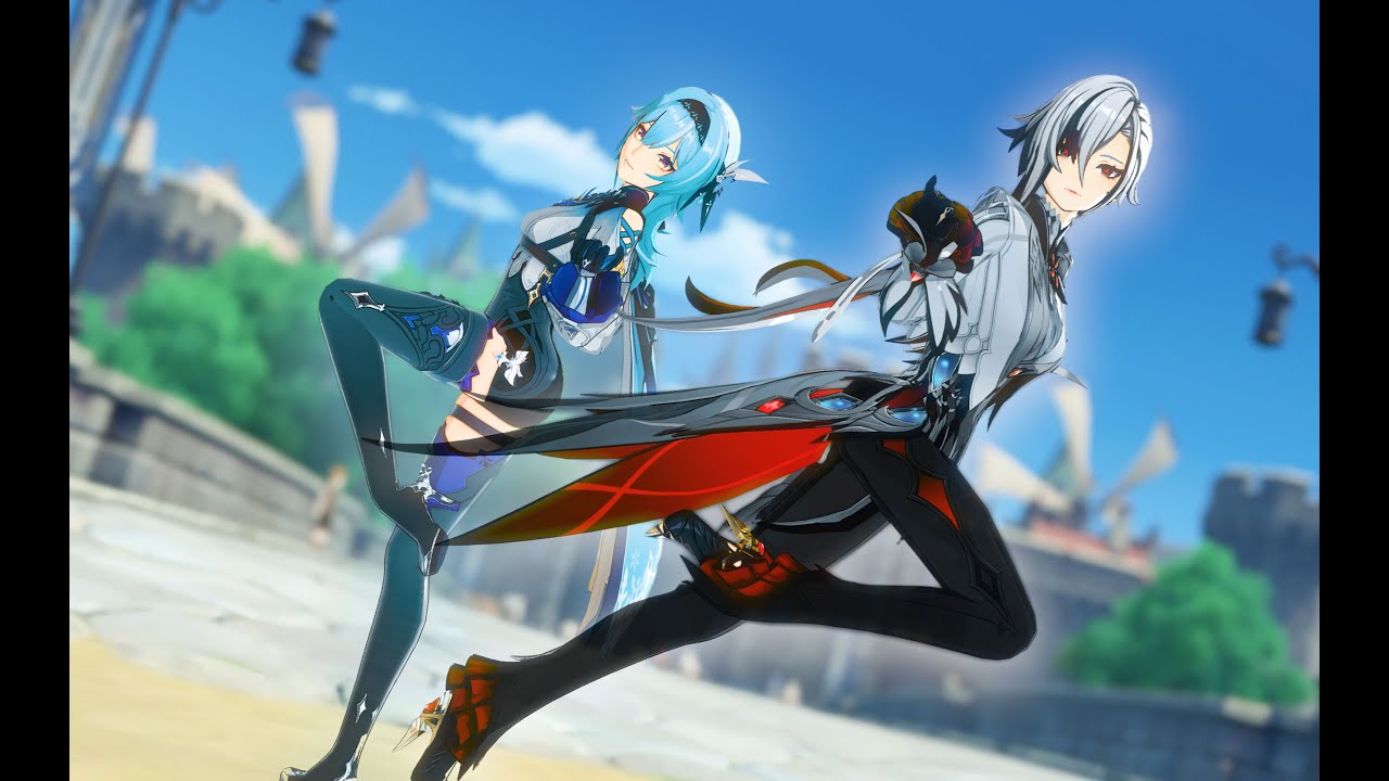 Genshin Impact MMD/4K/60FPS-Arlecchino&Eula-VictoryDance118 - YouTube