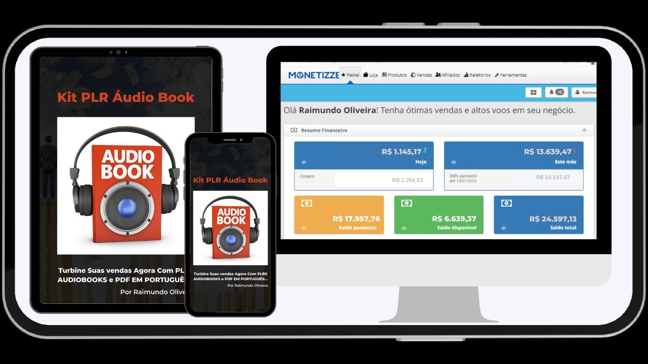 Kit PLR Audiobook, Baixe Agora O Seu E Comece A Lucrar 100% - YouTube