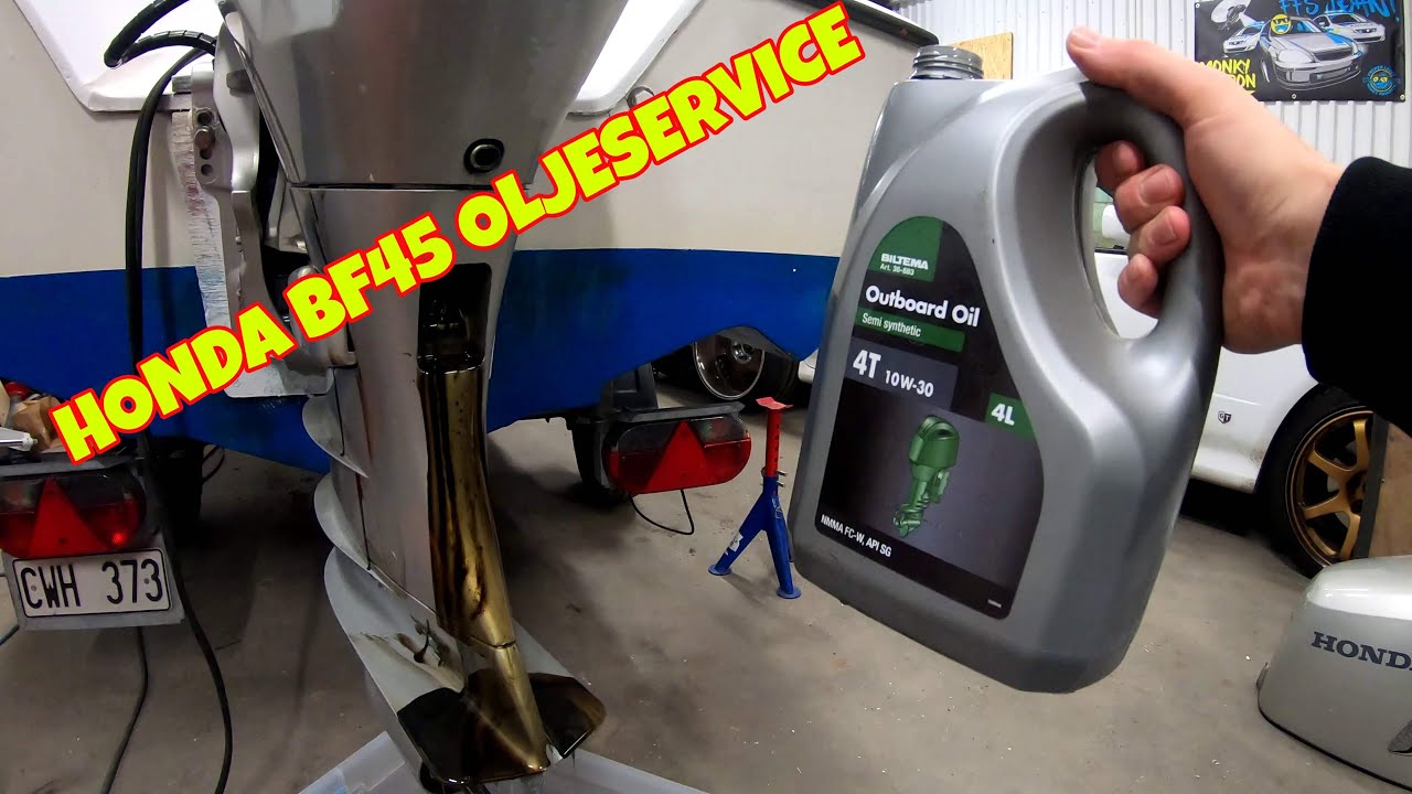 Crescent 495 HT - Fiskebåts projekt Del 4 | Service - Honda 4-takt ...