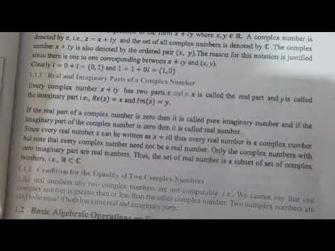 Real and imaginary part of complex number | concept of real and ...