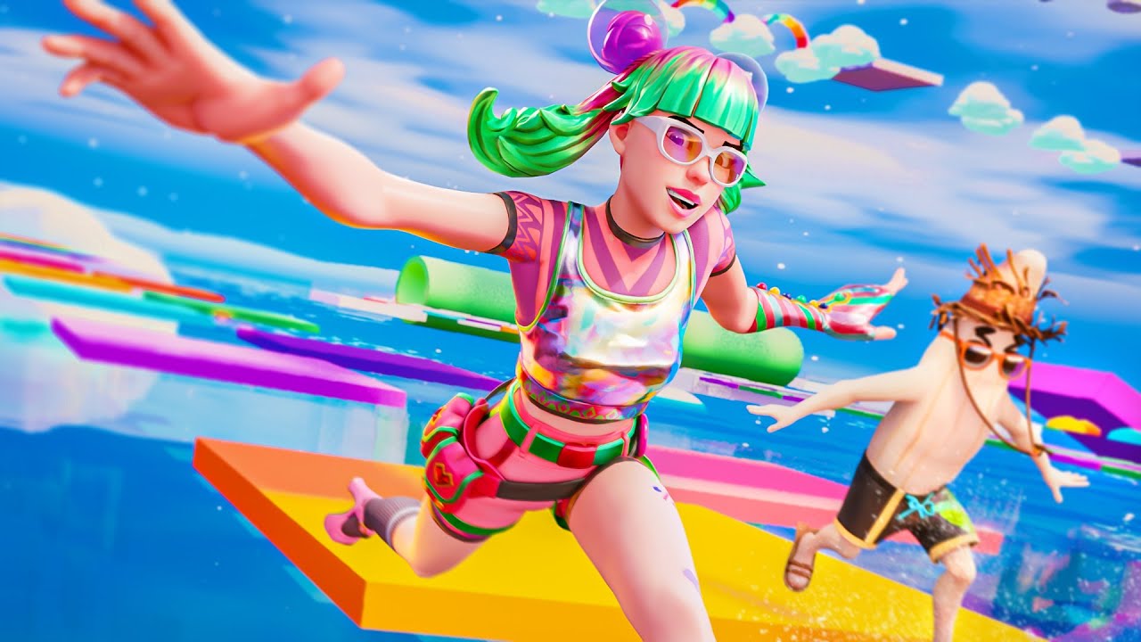 🏖 Summer Obby in Fornite 🌊 - YouTube
