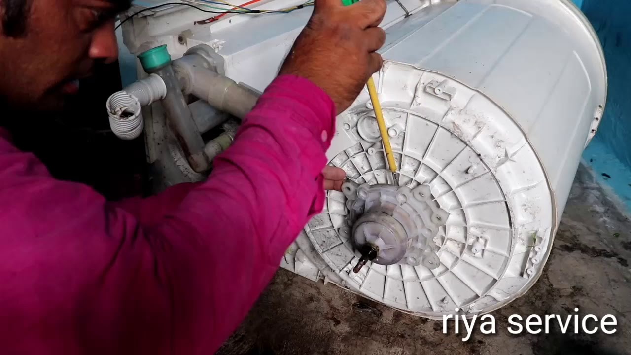 Whirlpool, Washing machine ka gearbox kaise change Karen gearbox kaise ...