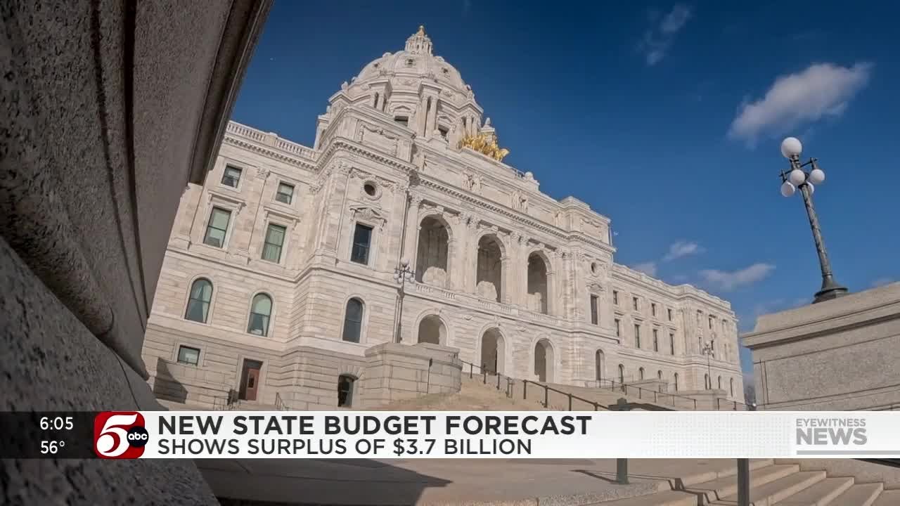 Minnesota's latest budget forecast shows surplus of $3.7 billion ...