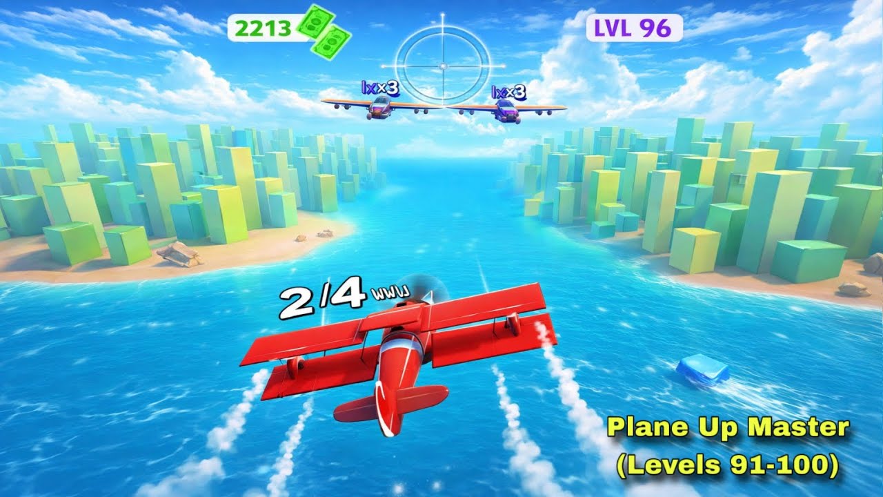 Plane Up Master - All Levels Gameplay Pop Pi (Levels 91-100) - YouTube