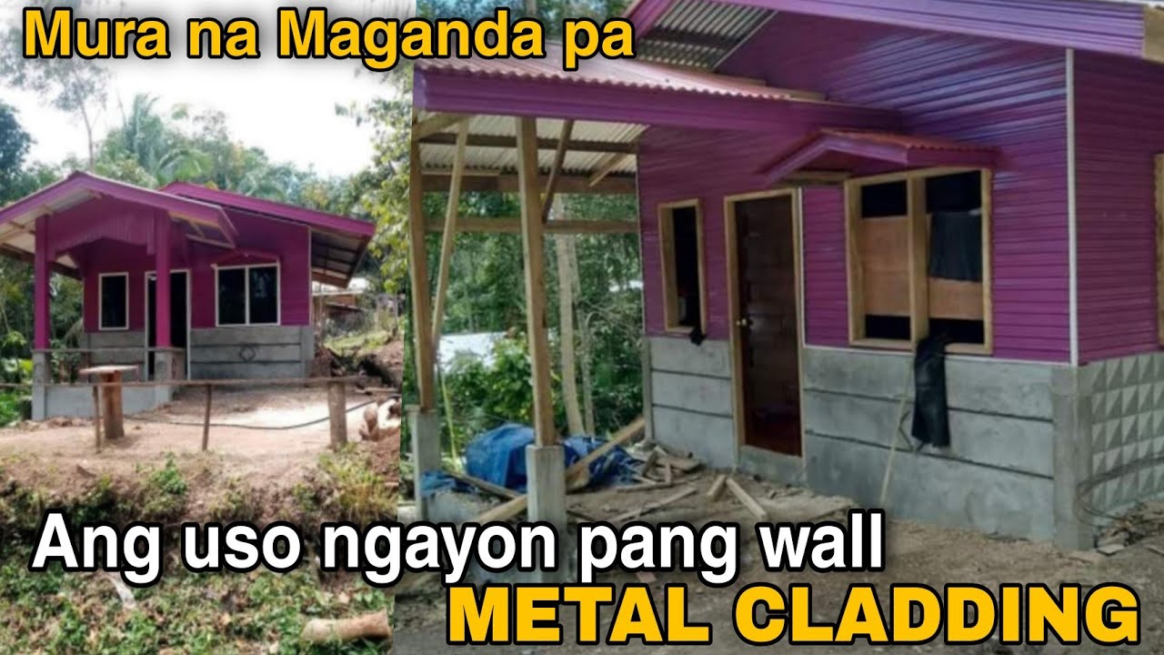 Pinag samang CONCRETE AT METAL CLADDING ang uso ngayon Tipid na ...