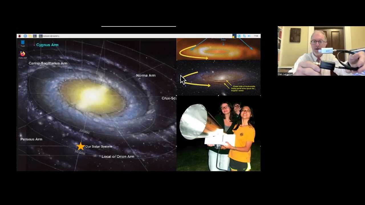 Radio Telescope Software Test of Amplifier - YouTube
