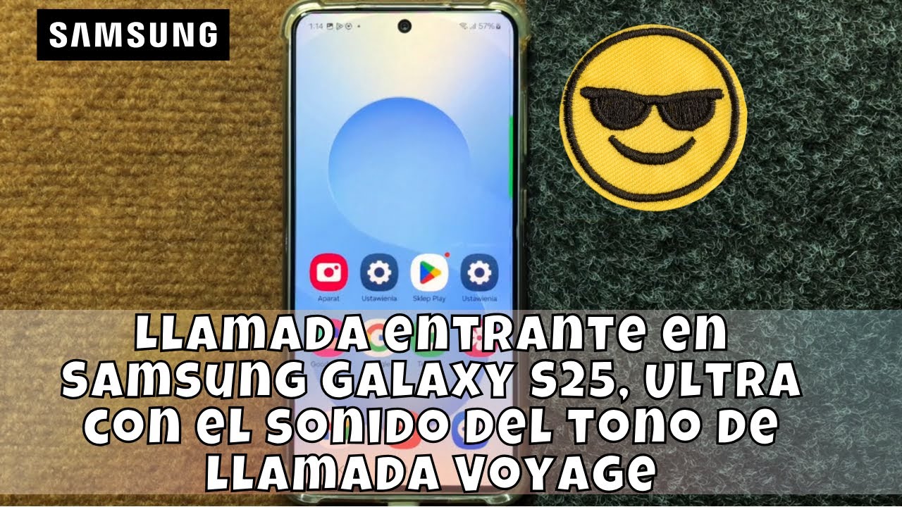 Llamada entrante en Samsung Galaxy S25, Ultra con el sonido del tono de ...