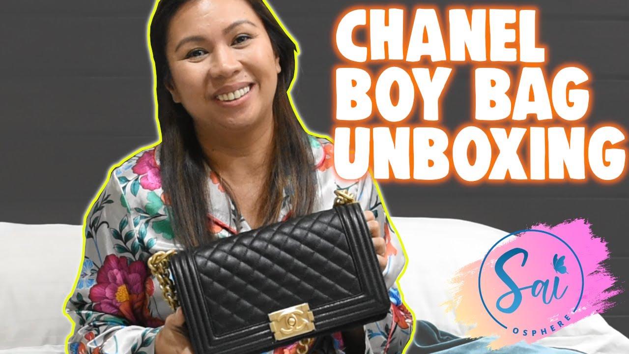 Chanel Boy Bag Unboxing - YouTube