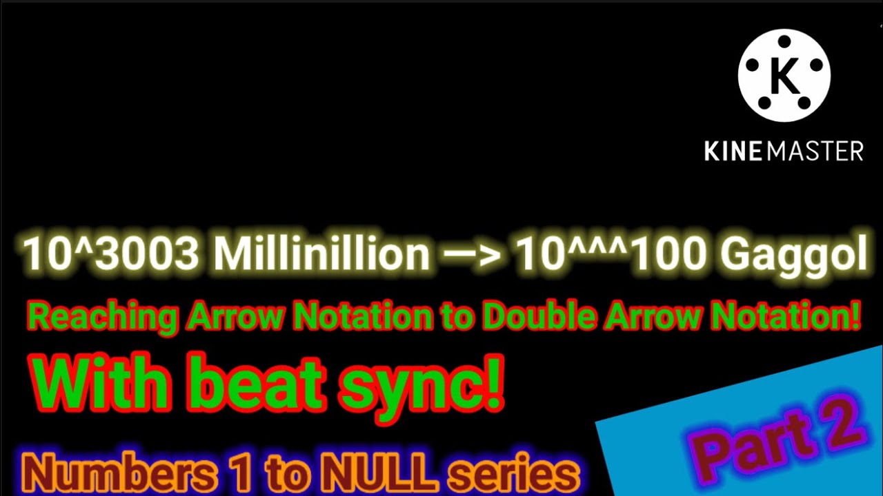 Numbers 1 to NULL series Part 2 - Reaching Double Arrow Notation ...