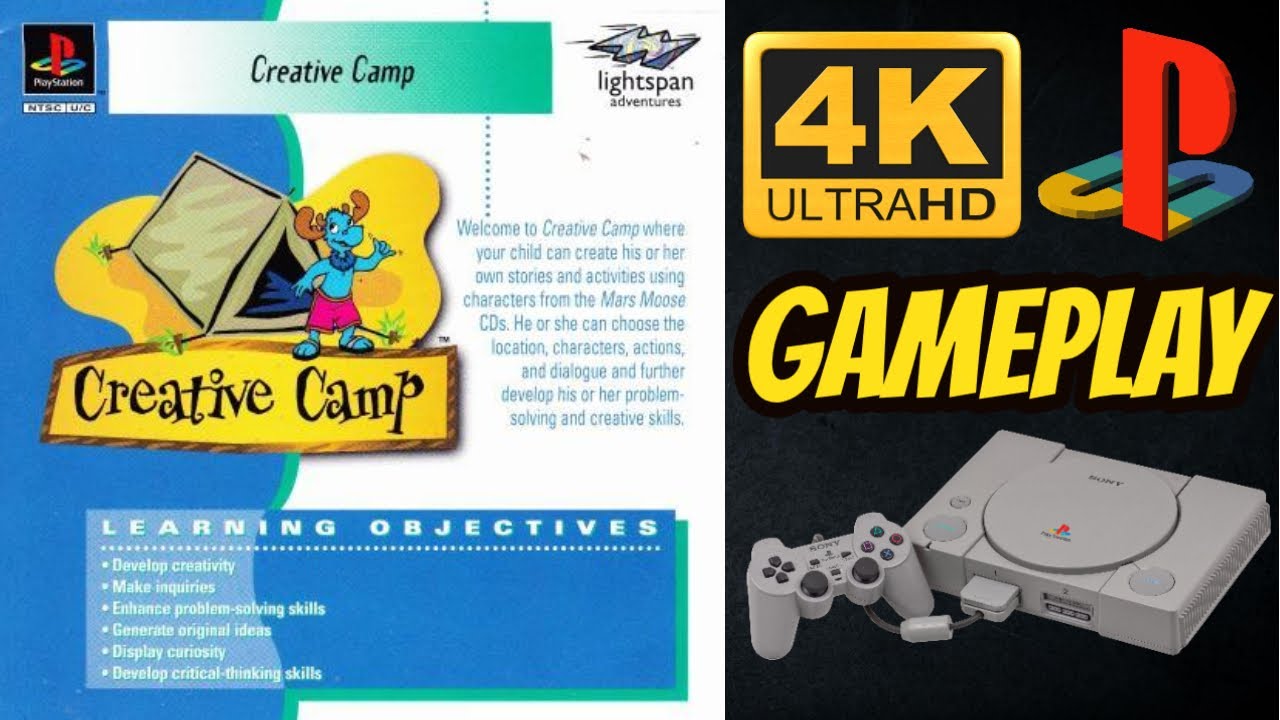 Creative Camp | Ultra HD 4K/60fps | PS1 | PREVIEW | Game Movie Gameplay ...