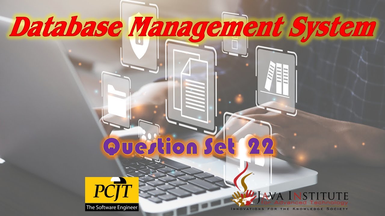 DBMS Question Set 22 | Java Institute | Rashintha Jerom - YouTube