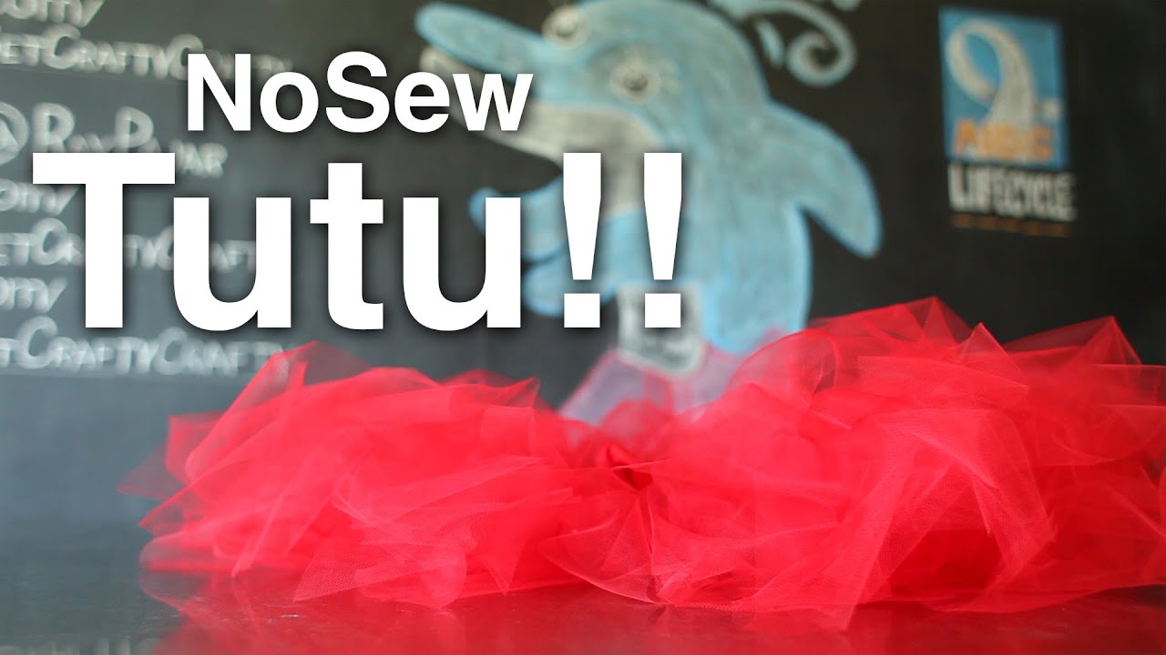 No Sew Tutu!! - YouTube