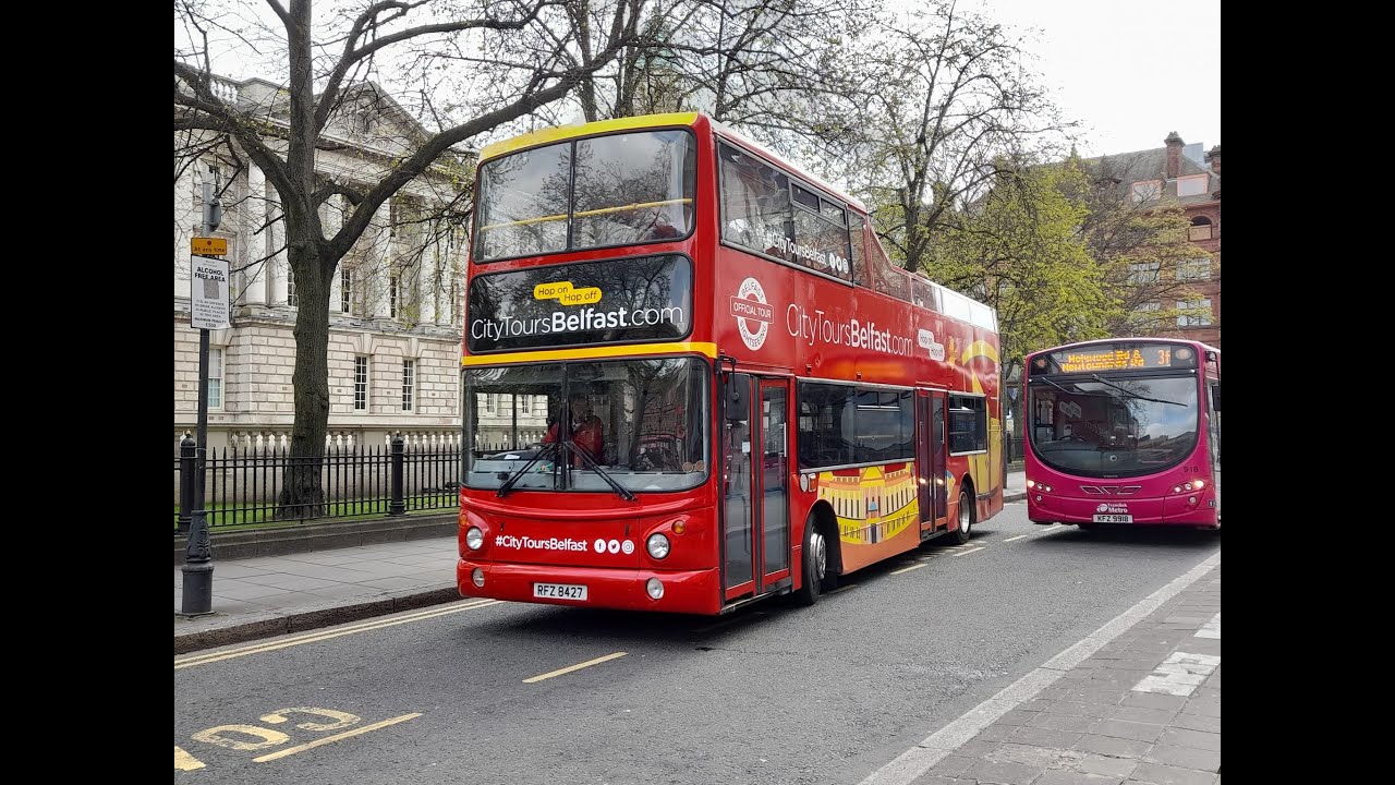 Ride on City Tours Belfast ALX 400 RFZ 8427 / Ex Dublin Bus AV125 - YouTube