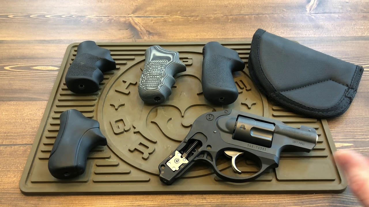 Ruger LCR grip options from Hogue. - YouTube
