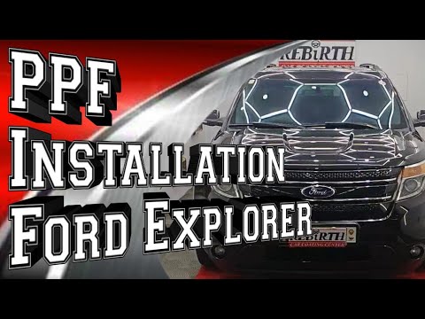 PPF INSTALLATION on Ford Explorer - YouTube