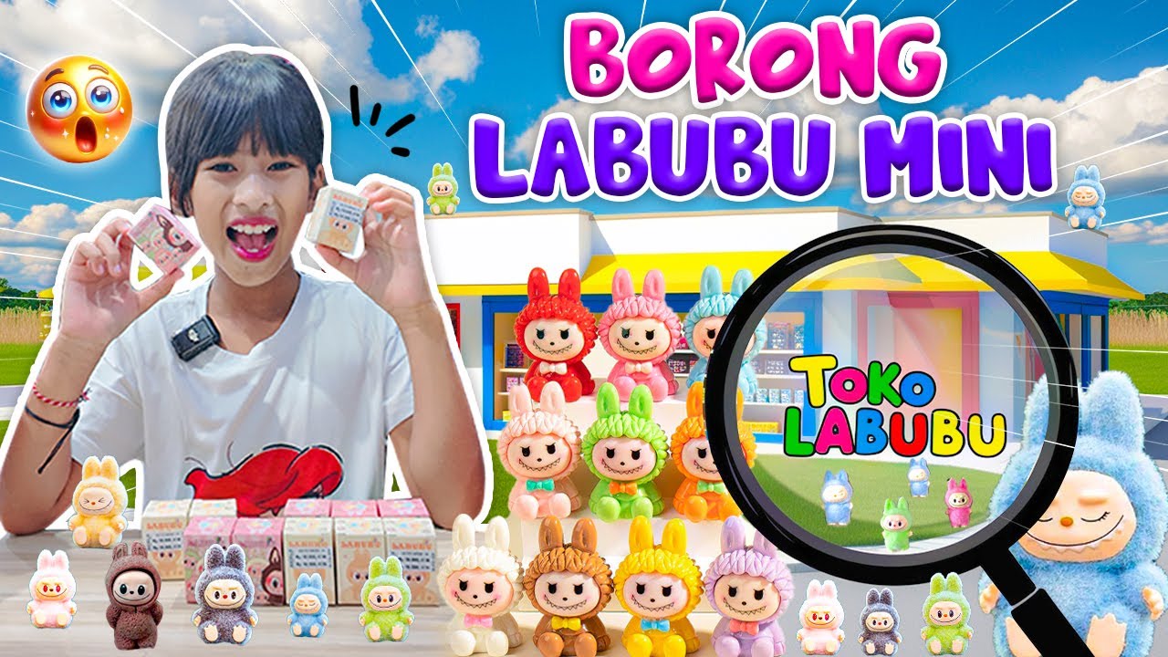 DISTA BORONG LABUBU SUPER MINI YANG KECIL BANGET!! MINI TAPI GEMES # ...