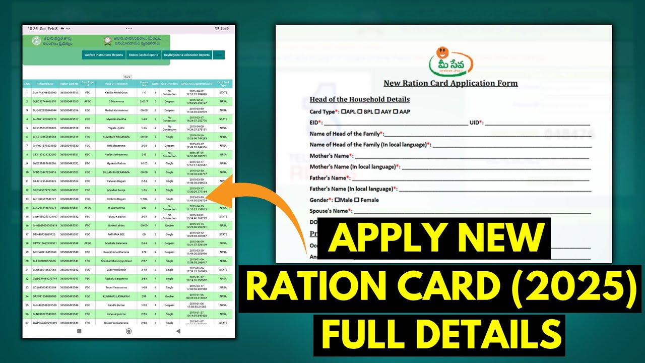 New Ration Card Application Start In Meeseva | How to apply New Ration ...