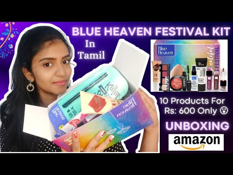 Blue Heaven MakeUp Kit For Rs:600 Only😮 | 10 Makeup Products In One Kit ...