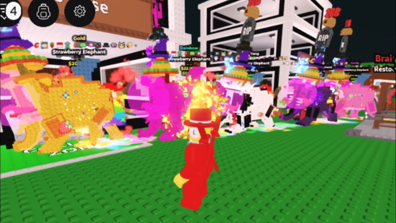 I Spawned most OP Strawberry Elephants with all Mutations and Traits ...