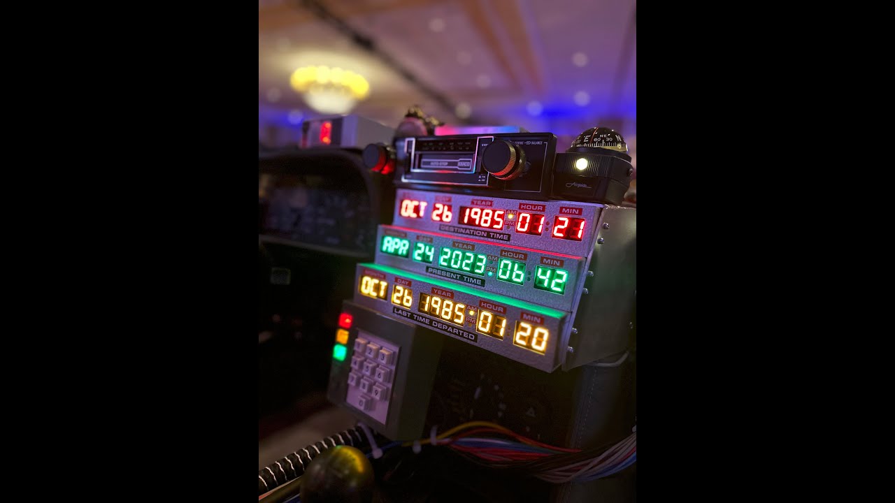 DeLorean Time Machine Ride Along - YouTube