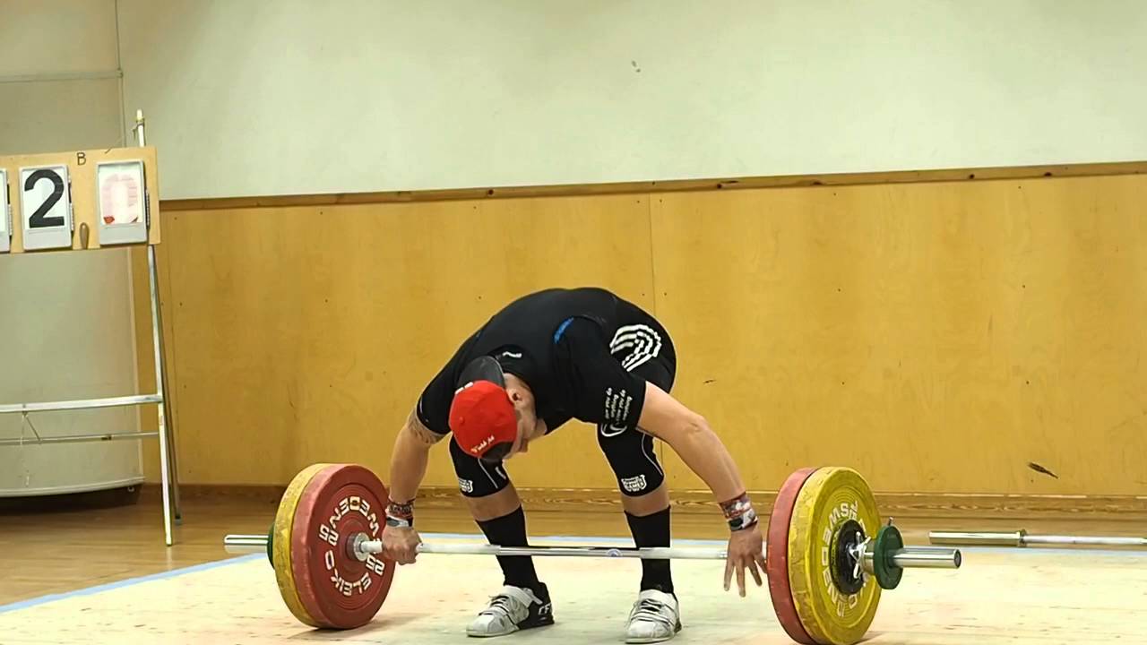 Nordic tyngdlyftning 112kg ryck - YouTube