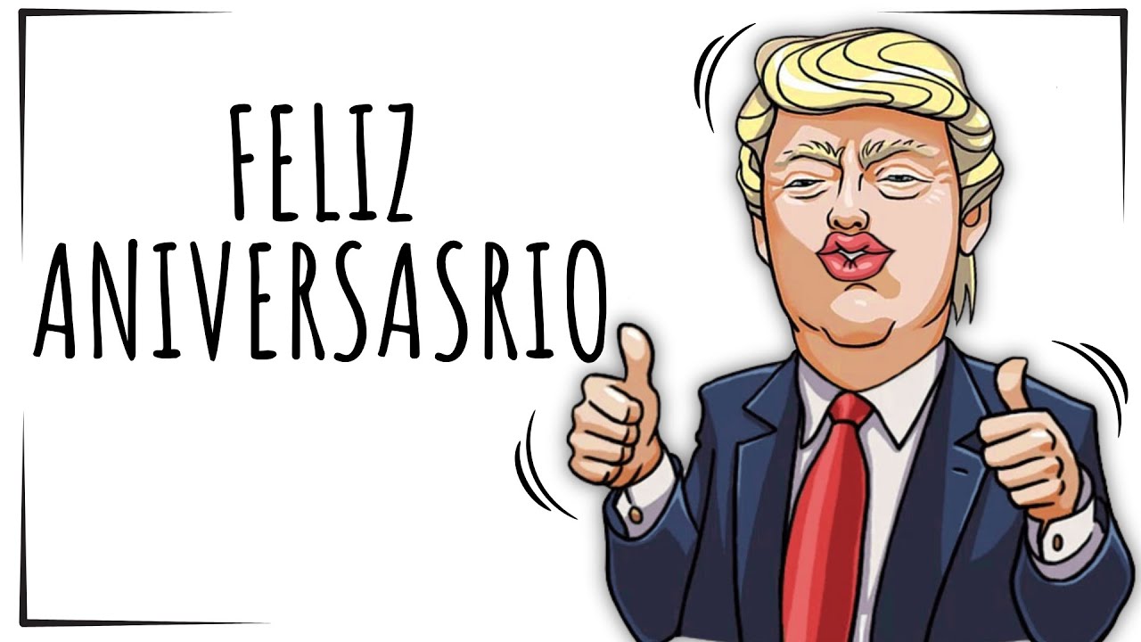 Tarjeta De Feliz Aniversario Animada ¡Te Mando Besos En La Trump-ita ...