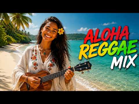 🌺 Aloha Beach Paradise 🌞 Tropical Reggae Sounds for Positive Energy & Stress Relief 🌴🍹