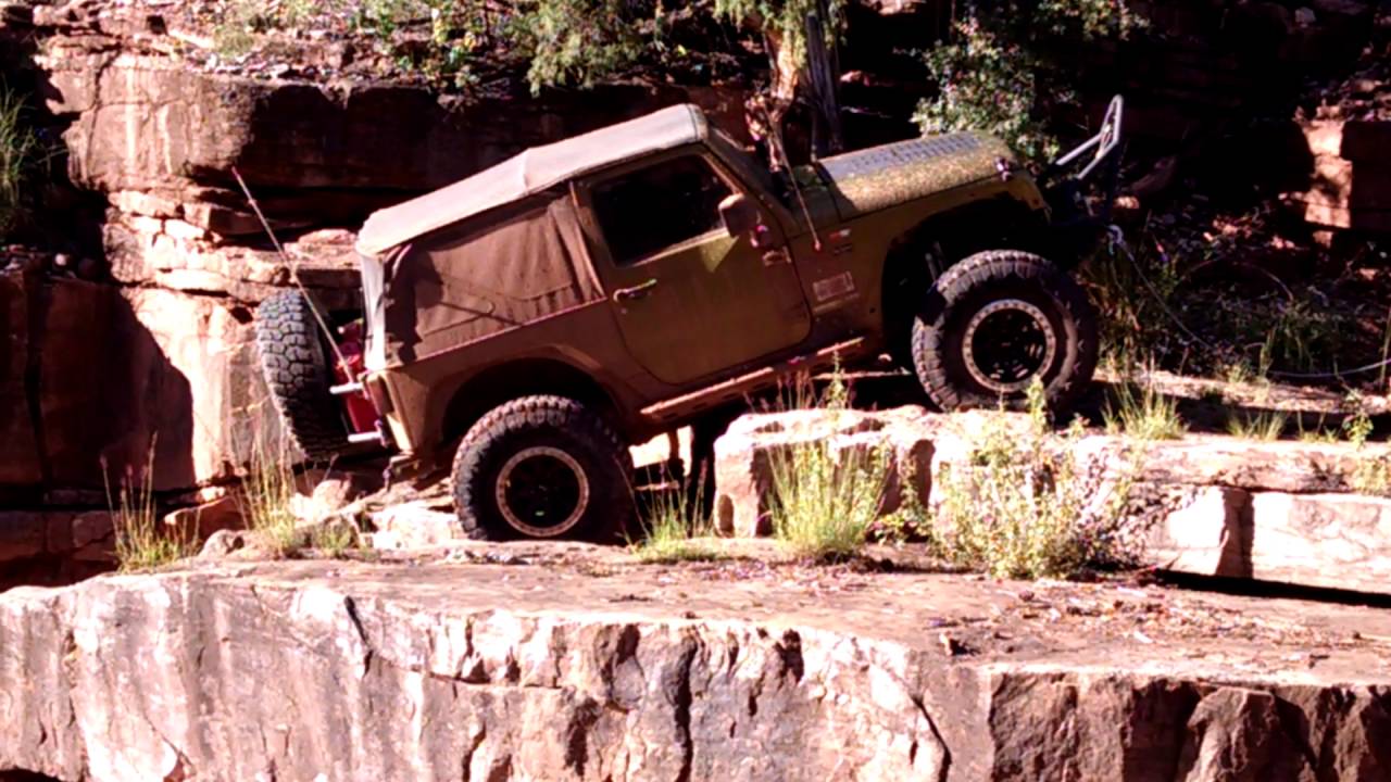 Brandon pyeatt draw filter winched up rock crawling payson az - YouTube