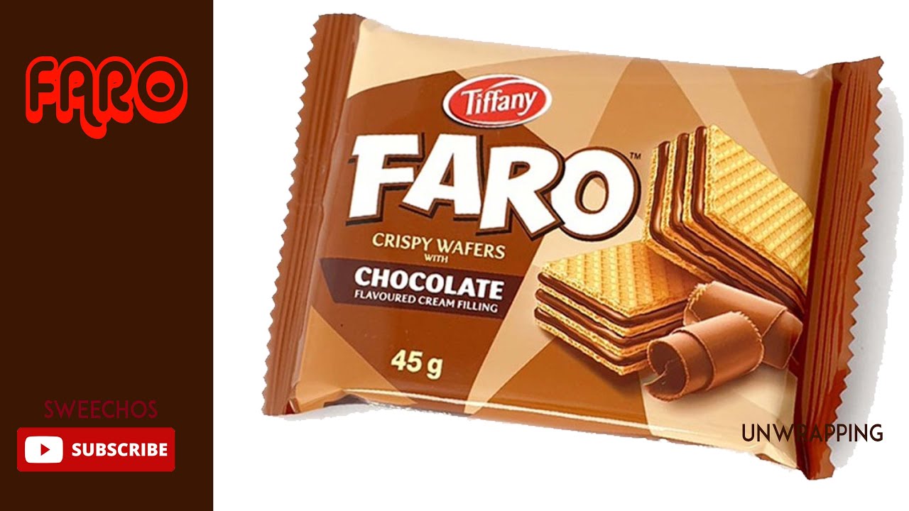 Tiffany Faro Wafer Chocolate unwrapping| Crispy wafers with chocolate ...
