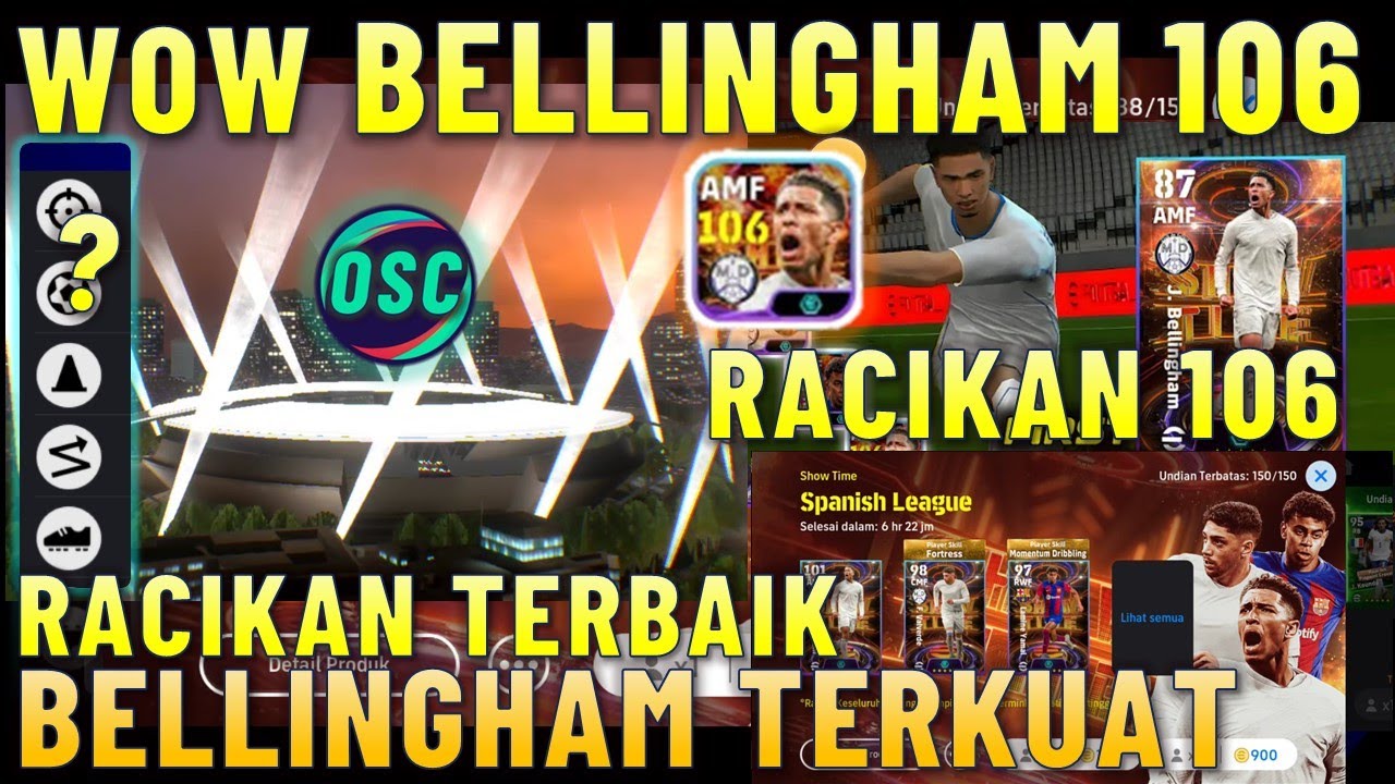 WOW BELLINGHAM 106 !! RACIKAN TERBAIK BELLINGHAM 106 SHOWTIME SPANISH ...