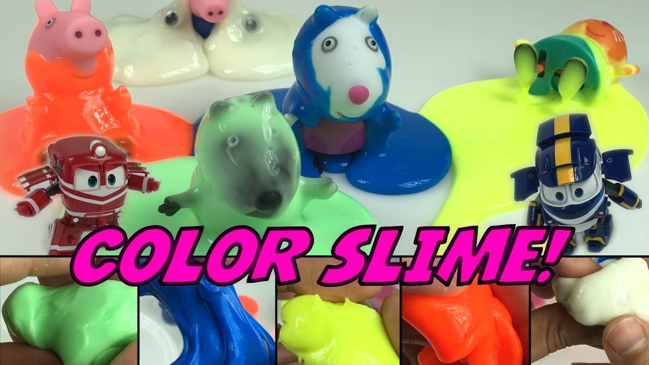 Learning with Toys Ep15 Making the COLOR SLIME!! - YouTube